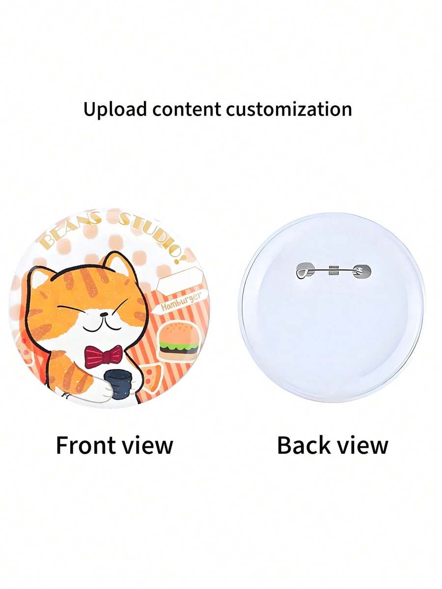 1pc 58mm/2.28inch Customized Round Badge/Pin, Cartoon Quirky Aesthetic ...