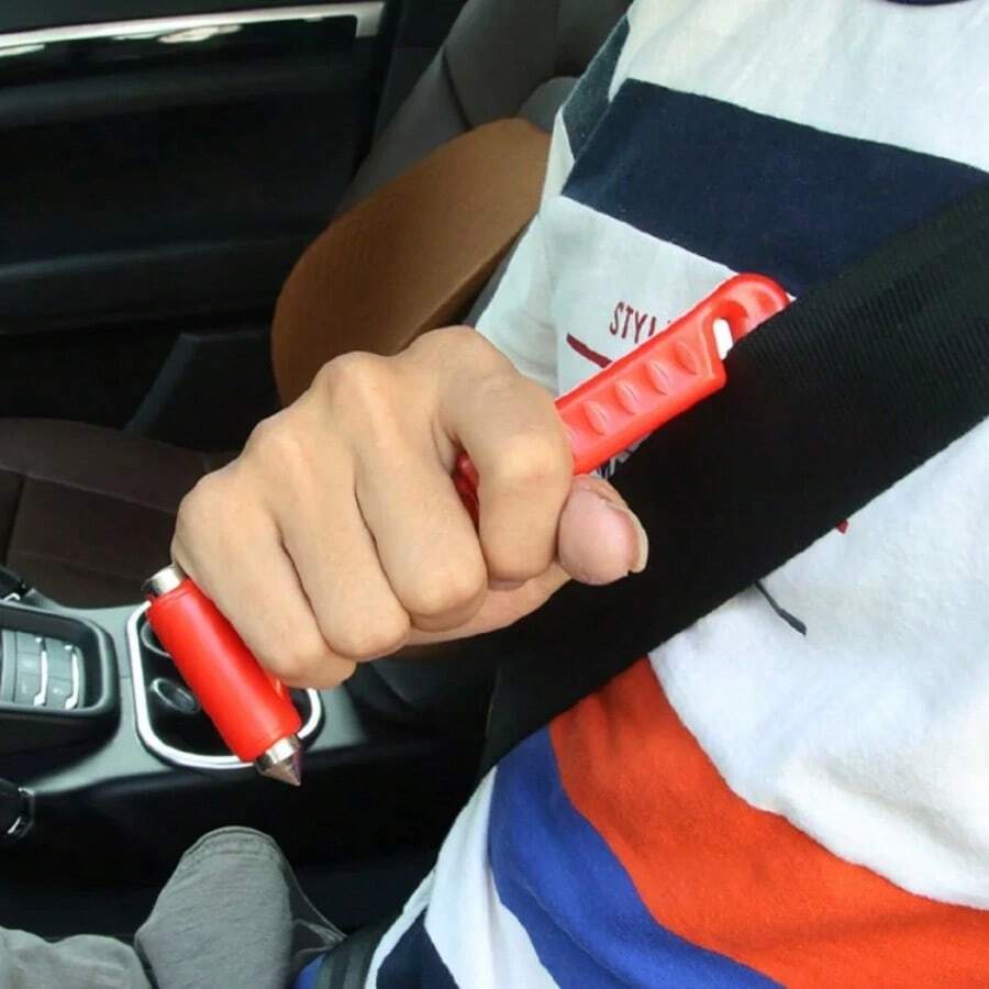 Seat Belt Cutter Window Glass Breaker Car Rescue Tool Mini Car Safety ...