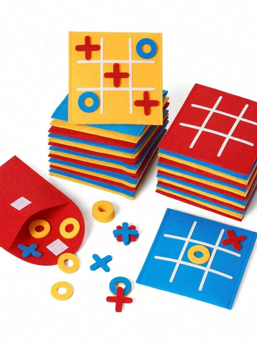 Felt Mini Nine Grid Board Game Board Children's Games Felt Puzzle Board ...