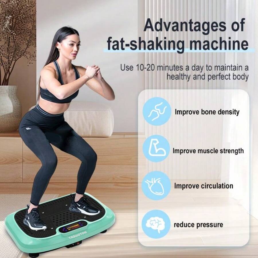 HOTWAVE Vibration Plate Gym Machine 66HZ 120 Levels With Lymphatic ...