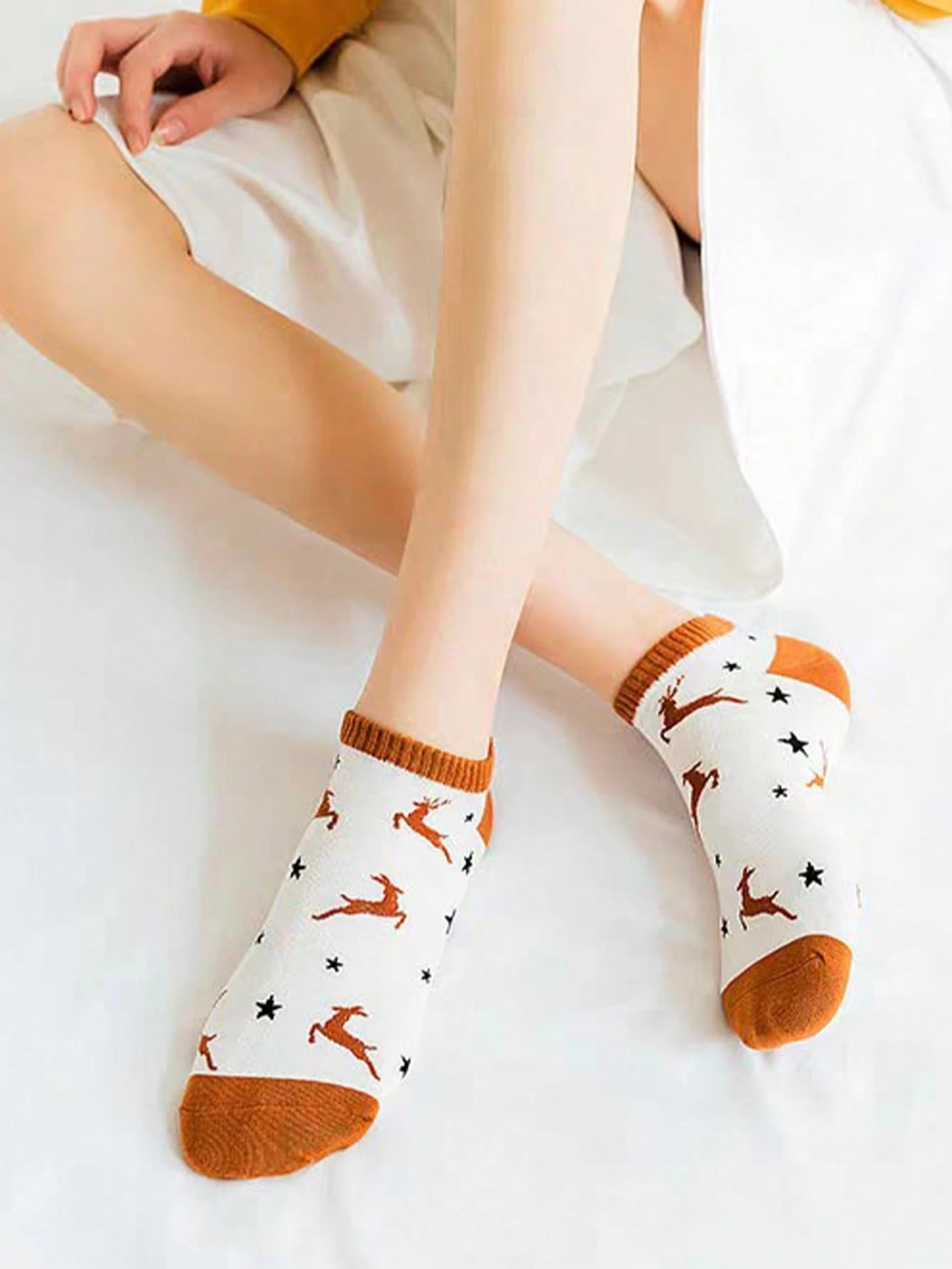 3 Pairs Women Assorted Cute Deer Cartoon Ankle Socks for Sale Australia ...