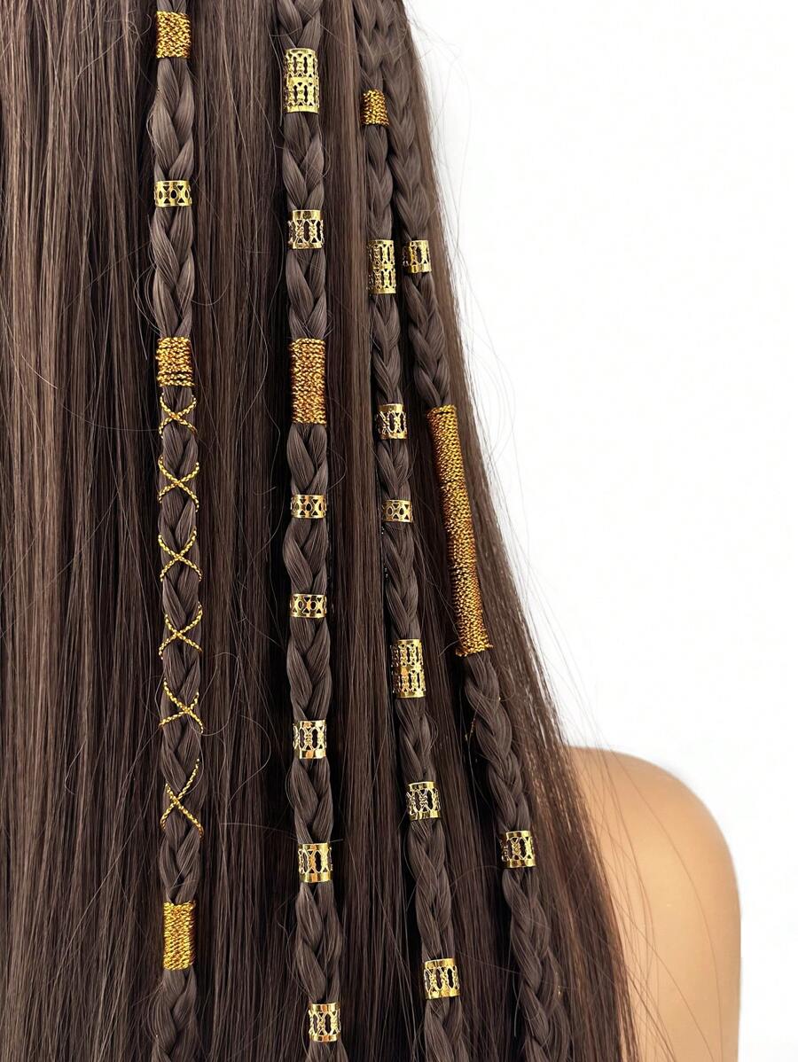 41Pcs Hair Braids Cuffs Set, Hair Charms Dreadlock Jewelry Braid ...