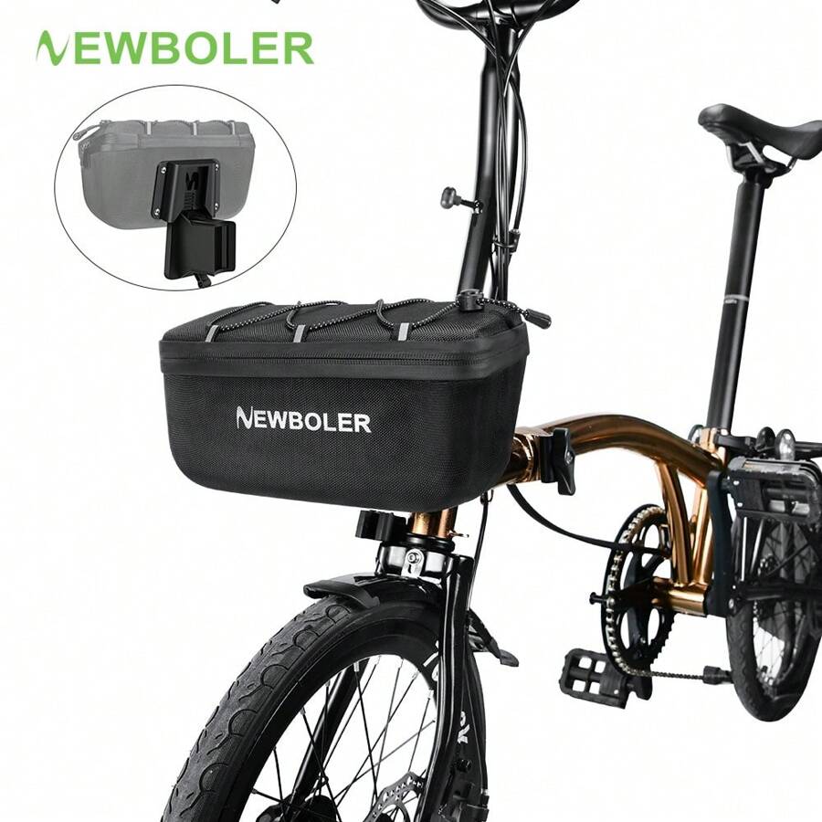 NEWBOLER NEWBOLER Folding Bike Handlebar Bag Multi-Functional Bag Bike ...