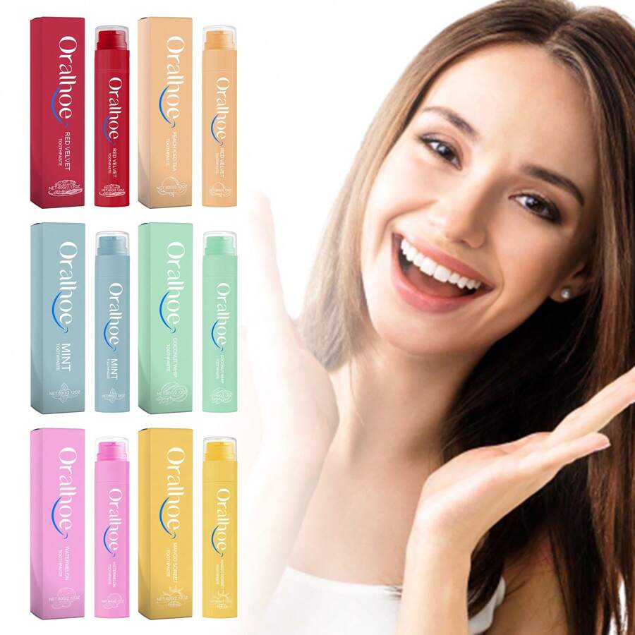 Oralhoe Coconut Whip Toothpaste Multi-Flavor Teeth Clean Teeth Yellow ...