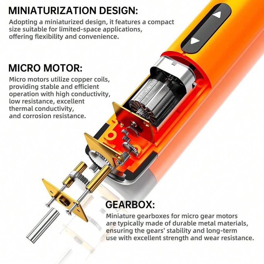 120-In-1 Mini Precision Cordless Electric Screwdriver Set, Quiet Long ...