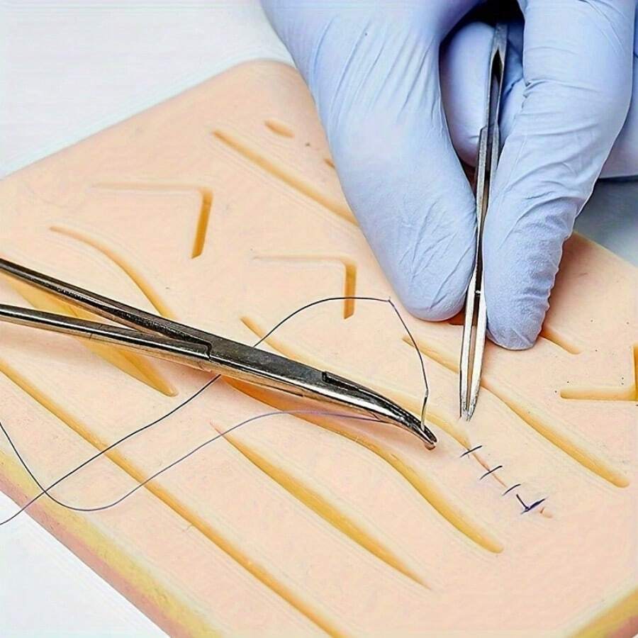 Wound Care Training Tool Model, Surgical Suture Practice Simulated Skin ...