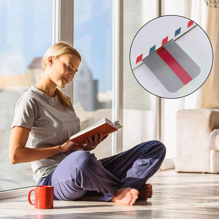 8 Pieces Guided Reading Strips Colored Highlight Strips Overlays ...