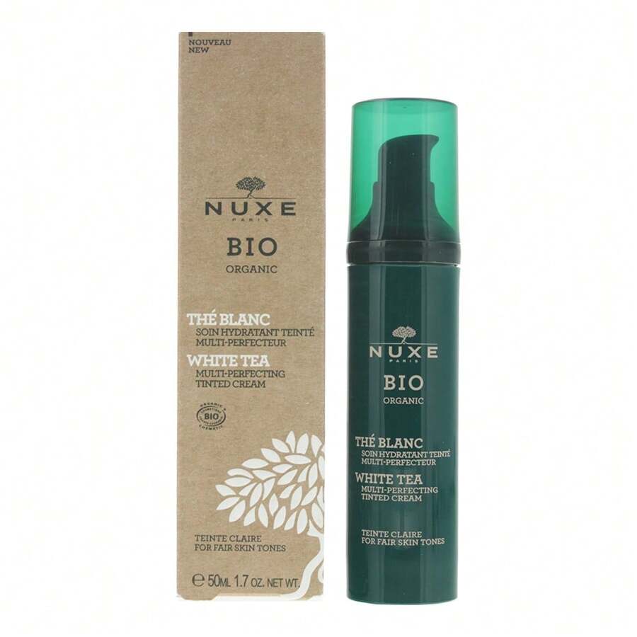 Nuxe Bio Organic White Tea Multi-Perfecting Fair Skin Tones Tinted ...