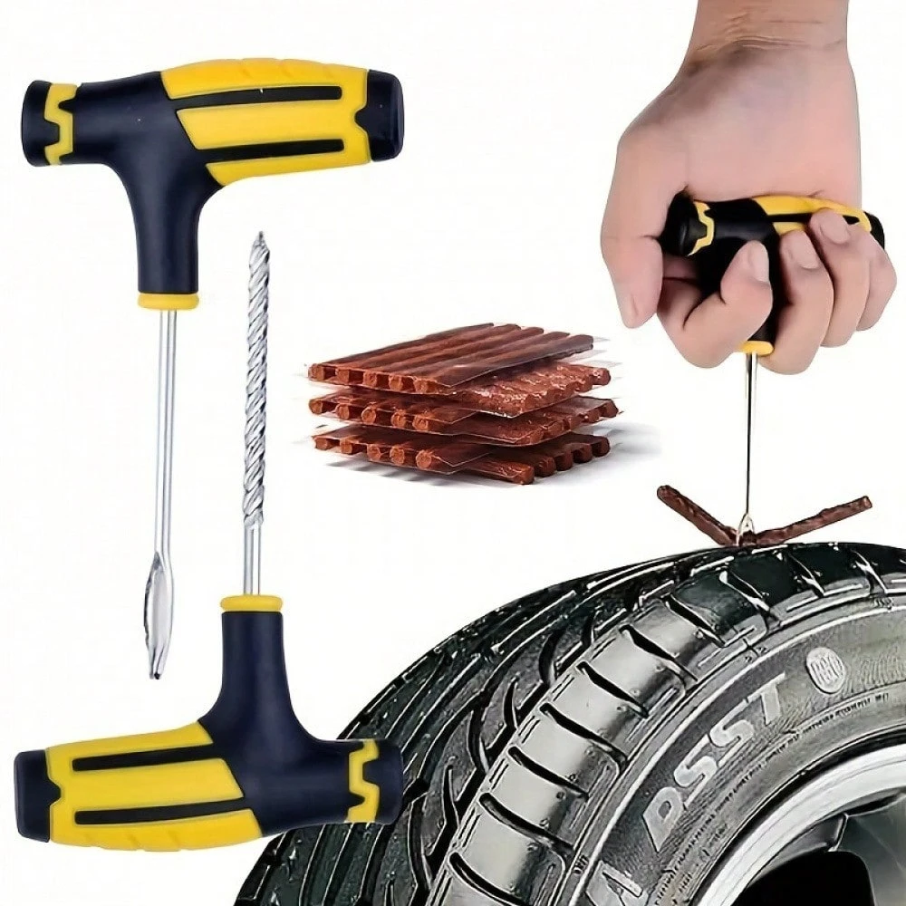 Includes A 29/48-Piece Car Tire Repair Kit, Emergency Tire Repair Kit ...