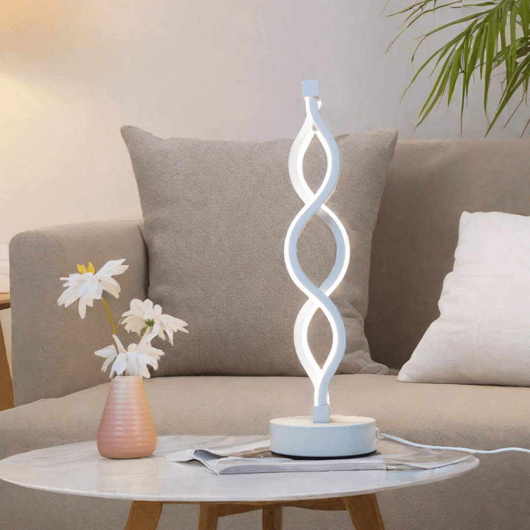 2pcs Creative USB Aluminum Alloy Table Lamp, Tritone Light, Metallic ...
