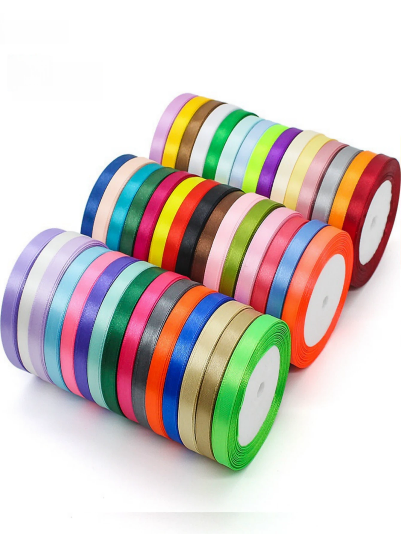 1pc Satin Ribbon Gift Packaging Ribbon Cake Baking Gift Box Colored ...