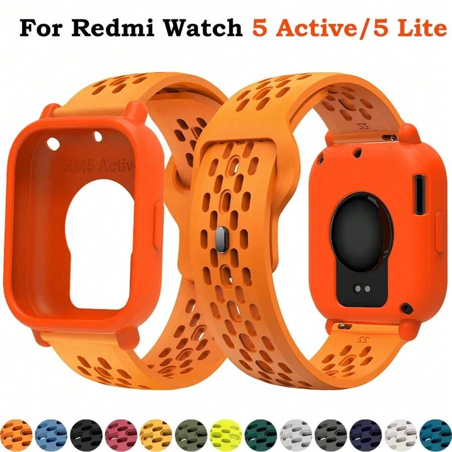 Soft Case For Redmi Watch 5 Active Strap Cover Sport Wristband For ...