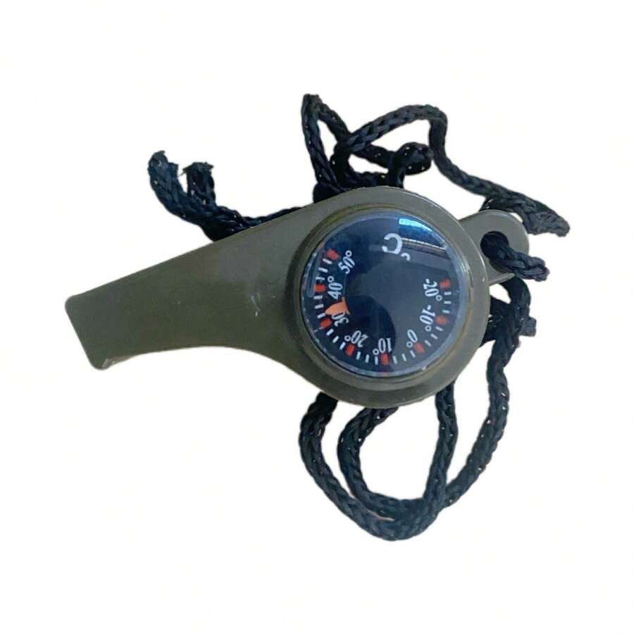 Outdoor Compass Survival Whistle Referee Sports Rugby Whistle Rope ...