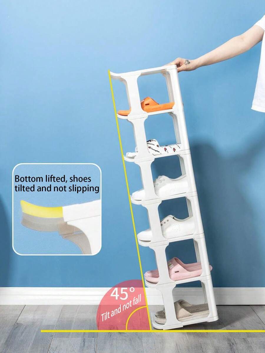 4pcs Multi-Layer Basic Shoe Rack, Versatile Storage Organizer For Home ...