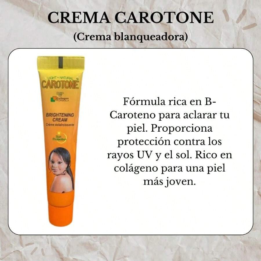 Carotone Cream Brightening Cream Tube Sun Protection Collagen Formula ...