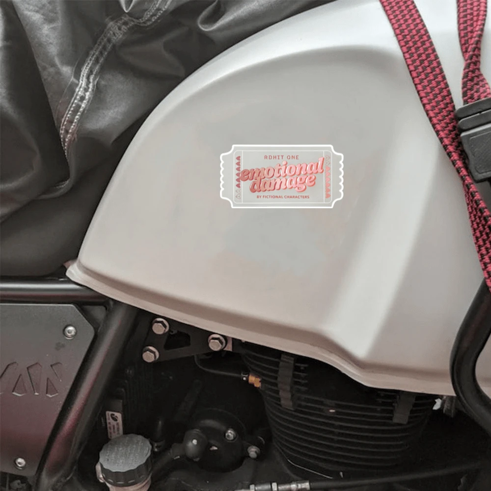 Emotional Damage Ticket Vinyl Stickers - Ideal For Laptops, Water ...