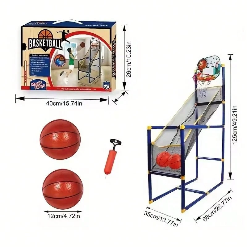 Life Arcade Basketball Game For Kids, Indoor Basketball Hoop Arcade ...