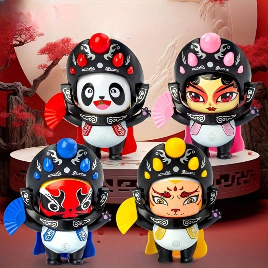 Sichuan Opera Changing Face Doll, Chinese Opera Facial Makeup Panda ...