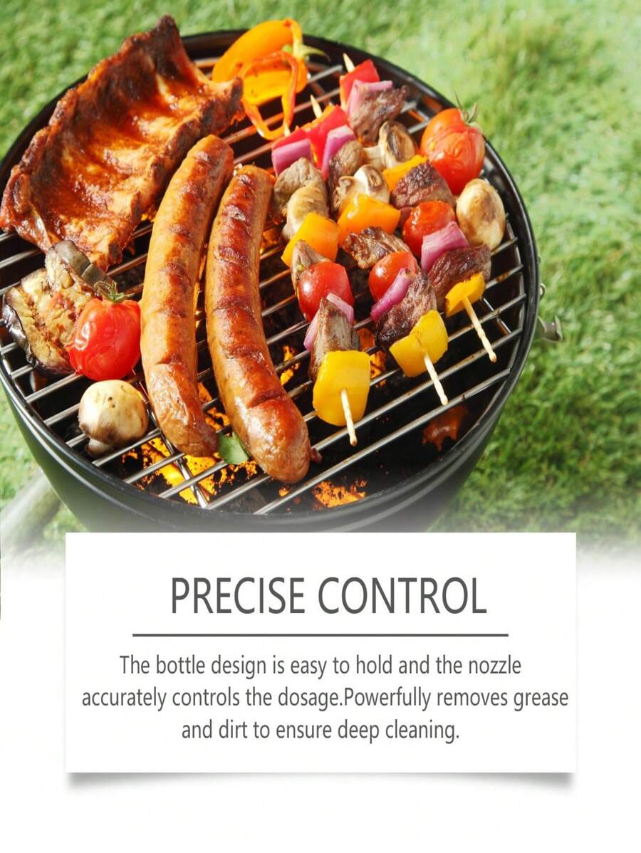 Grill Cleaner Spray - Portable Outdoor Grill Cleaning Solution To ...