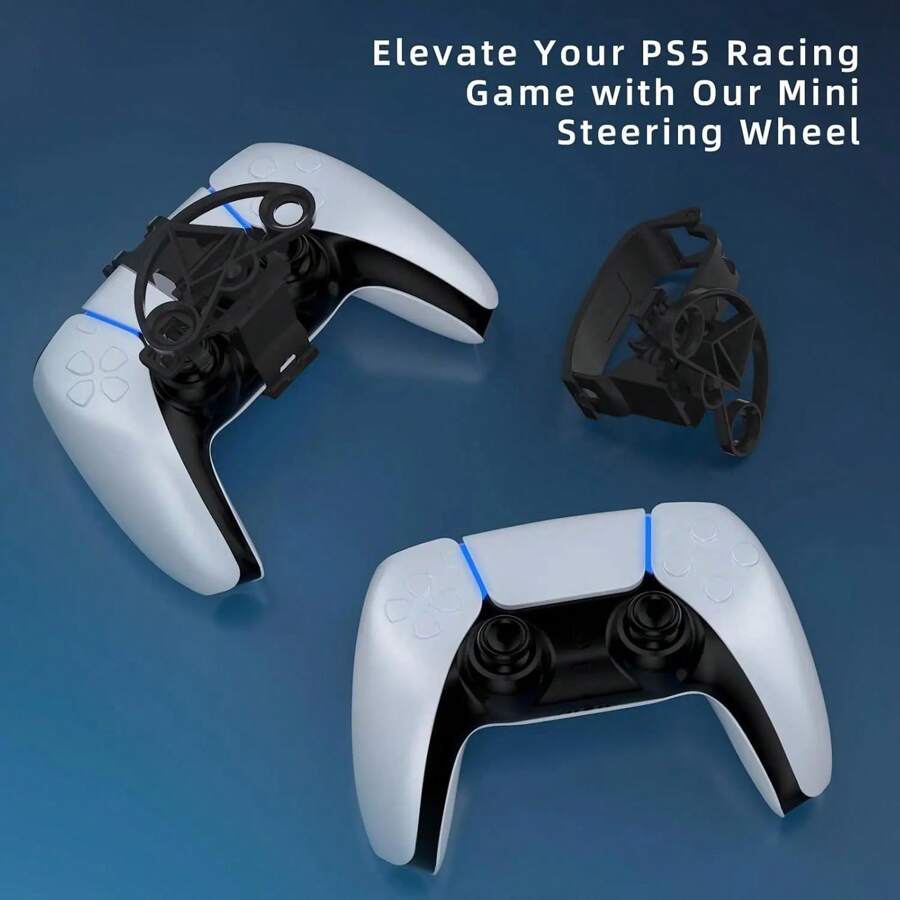 1 PC ABS Mini Steering Wheel For Controller Accessories Racing Games ...