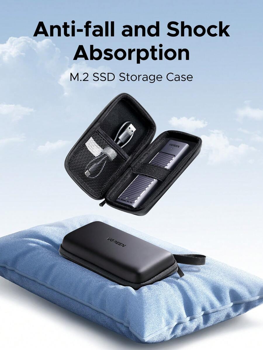 UGREEN Multi-Function Storage Data Cable Storage HDD Case Bag ...