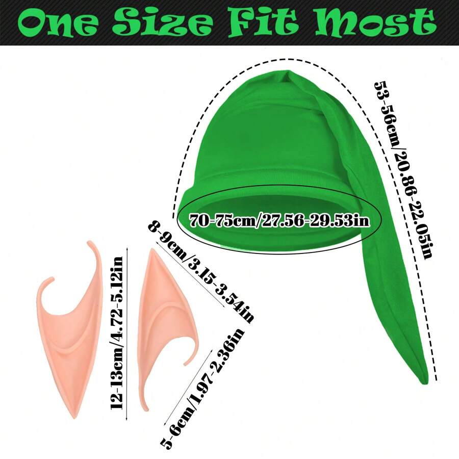 4pcs Dwarf Costumes Accessories, Dwarf Costume Hats With Fake Beard ...