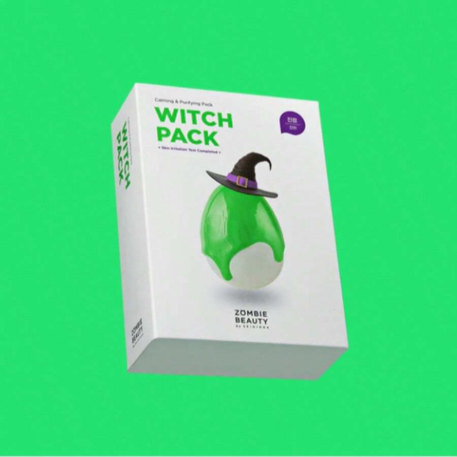 SKIN1004 Witch Pack (1box - 8ea) | Creamy Mud Pack With Green Tea, Water Calming Purifying Pore ...