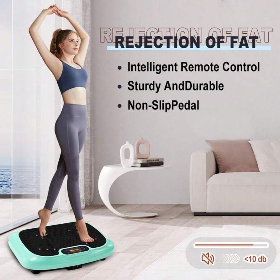 HOTWAVE Vibration Plate Gym Machine 66HZ 120 Levels With Lymphatic ...