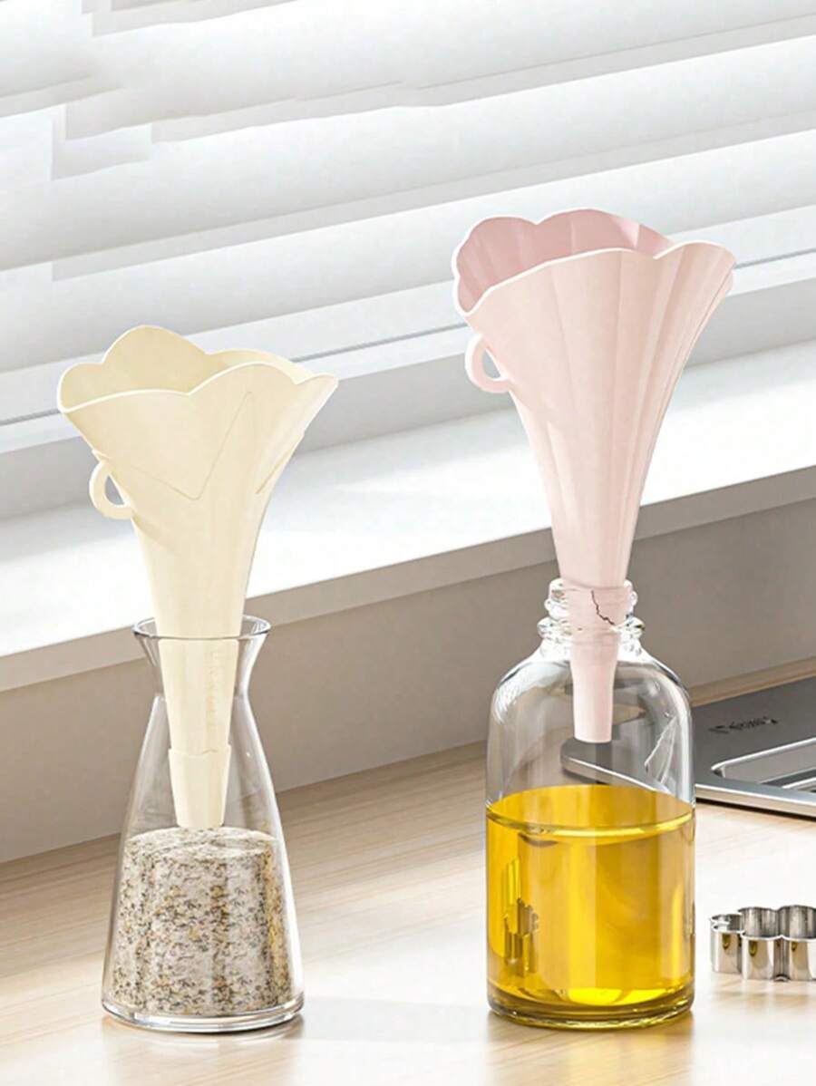 1pc PET Funnel With Support, Multifunction Small Diameter Oil/Liquid ...
