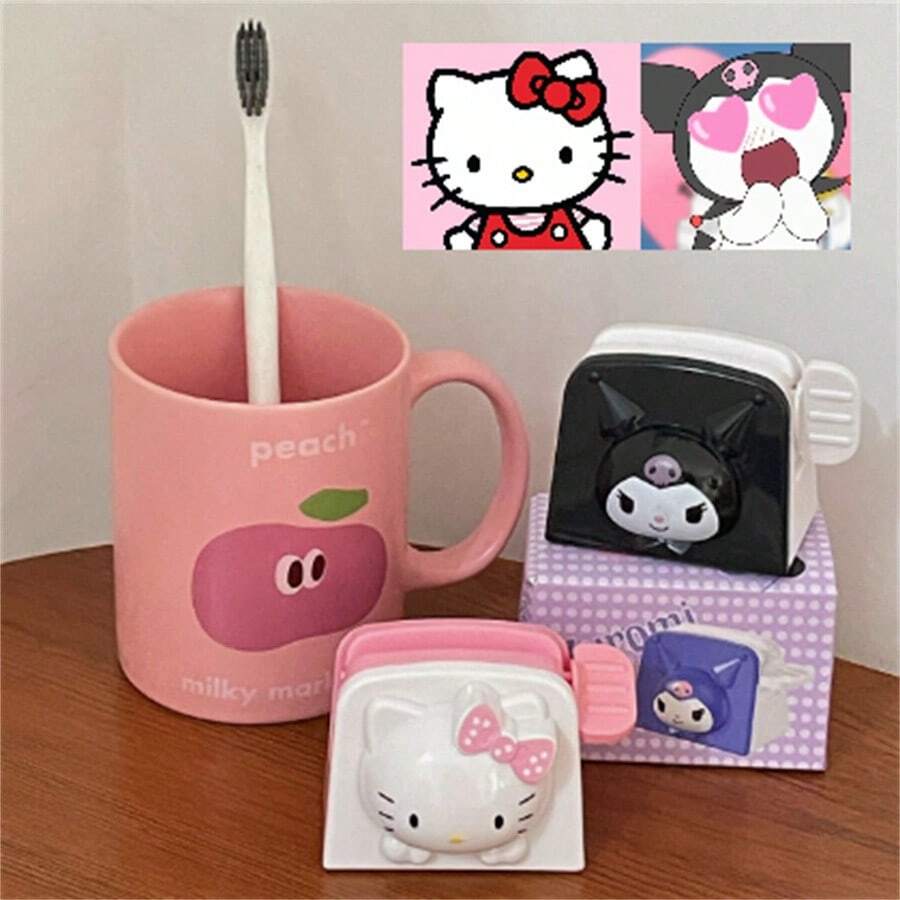 Sanrio Sanrio Hello Kitty And Friends Toothpaste Extruder, Face Washing ...