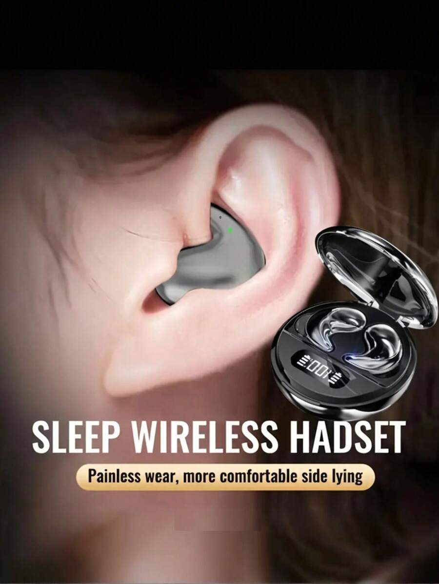Ultra Thin Sleep Earphones, Invisible Sleep Wireless Earphones ...