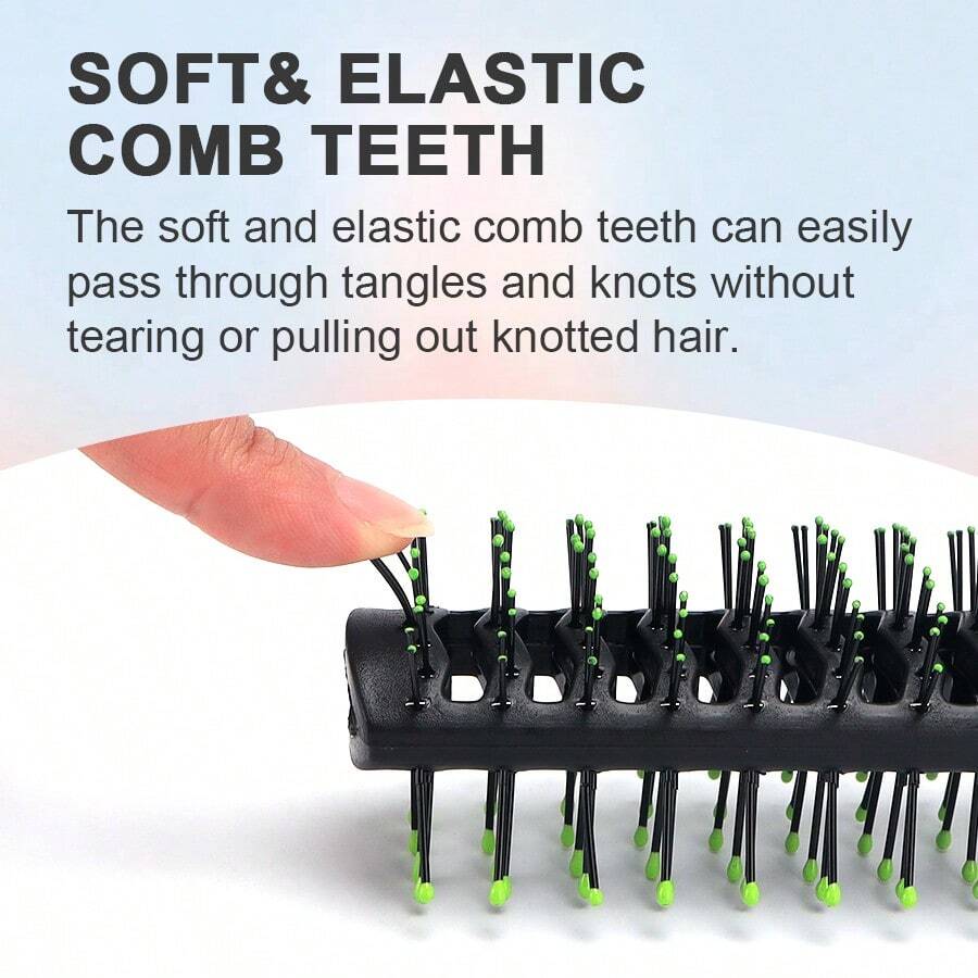 Pro Salon Double Side Massage Comb Anti-Tangle Brushes Hairdressing ...