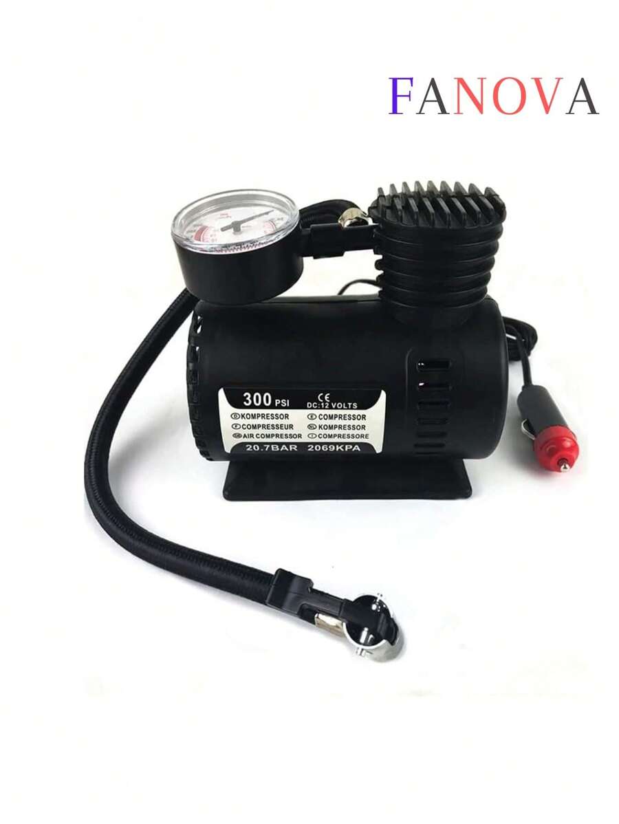 CAR AIR COMPRESSOR Electric Tire Inflator Fast Inflation Mini Compact ...