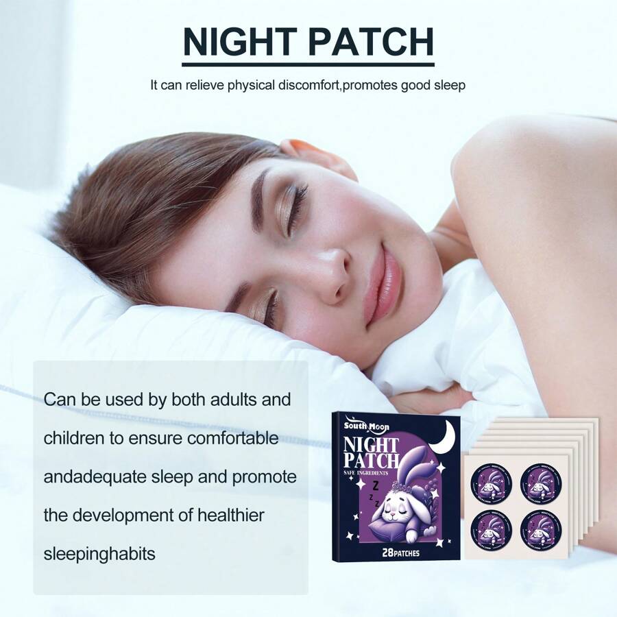 South Moon Night Patch Sleep Care To Relieve Muscle Tension Physical And Mental Stress Care ...