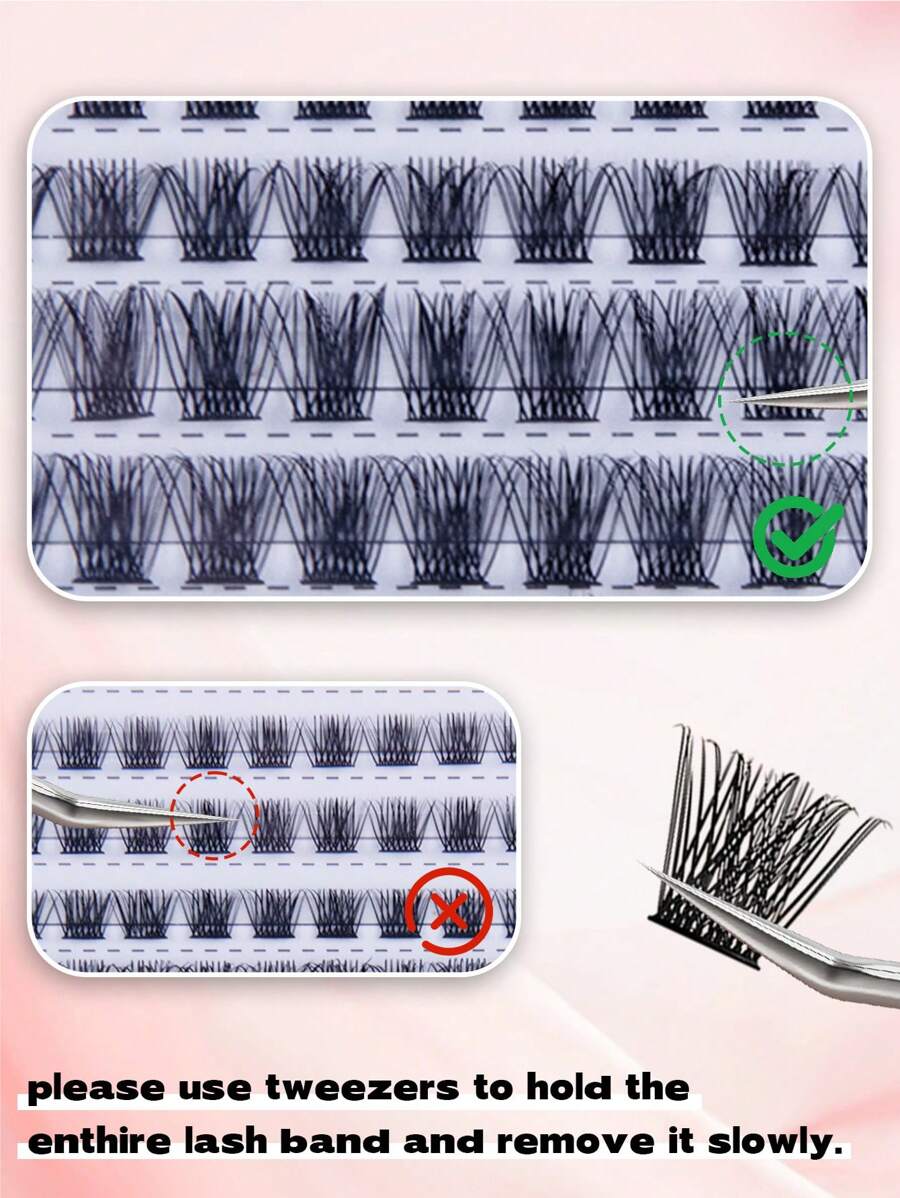 675pcs/Pack 144 Clusters D Curl 12 Rows Mixed Styles 8-16mm Dramatic ...