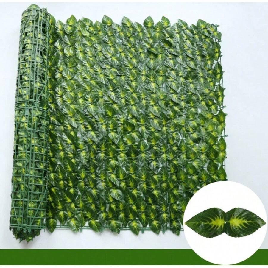 50*500cm Leaf Fence Ivy Privacy Screen Privacy Leaves Fence Artificial ...