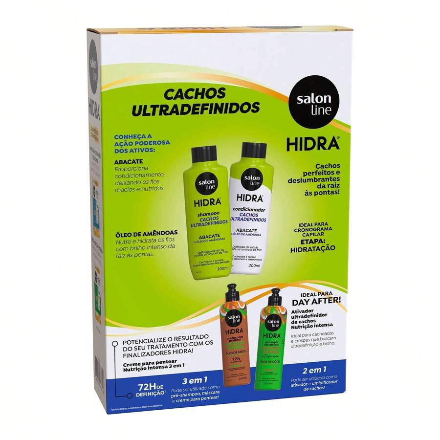 Salon Line Kit Shampoo e Condicionador Hidra Abacate Salon Line 300ml ...