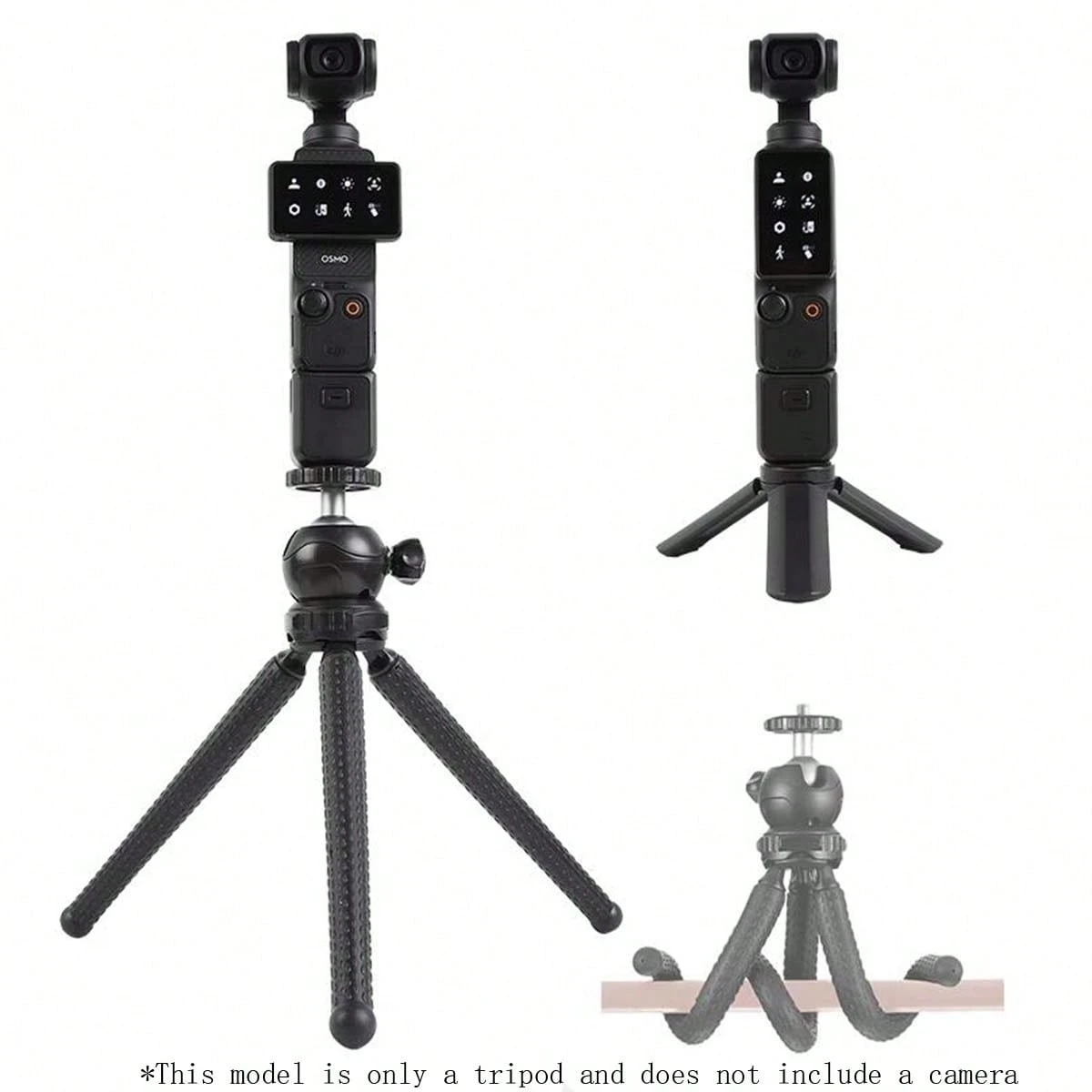 DJI Osmo Pocket 3 Tripod Stand, Mini Tripod Mount Accessory For DJI ...