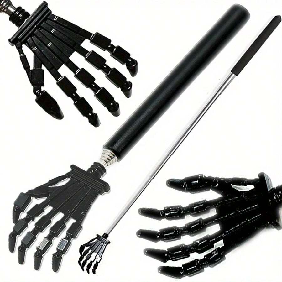 Lager Sized Skeleton Hand Back Scratcher Hand Massager Portable ...