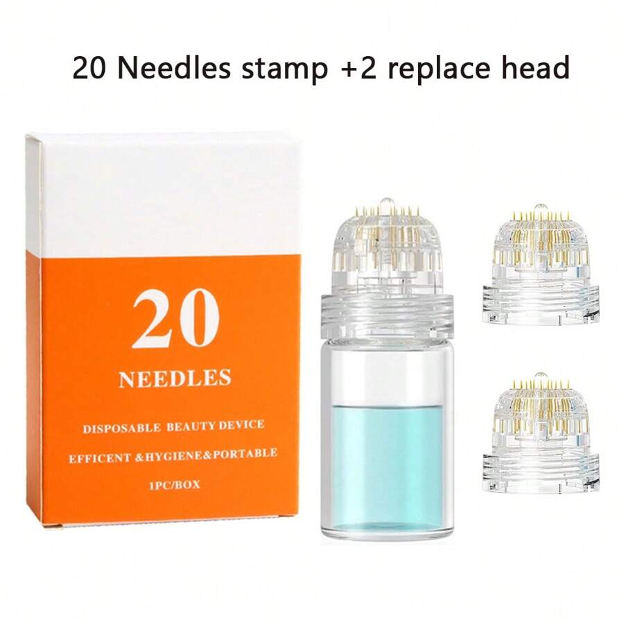 Hydra Roller Needles Titanium Gold Derma Stamp With 20PINS Titanium ...