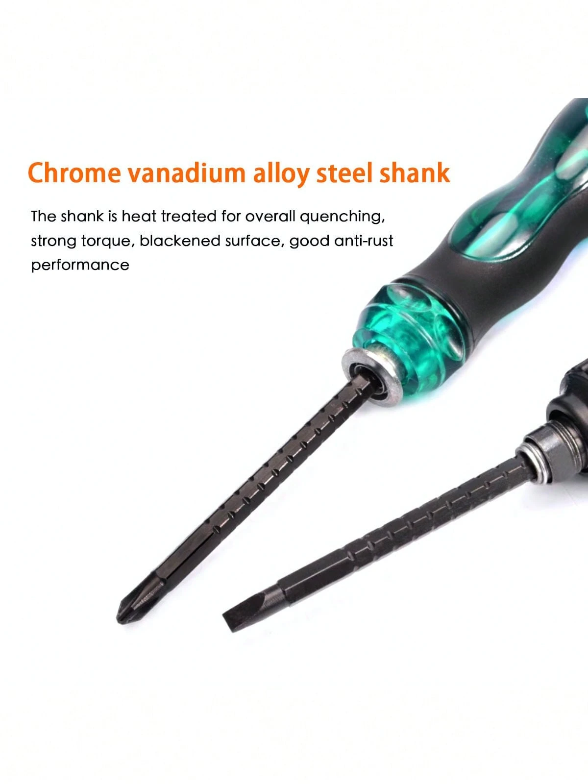 1 Pc 4*108mm 5*118mm 6*176mm Telescopic 2-In-1 Screwdriver, Flat Head ...