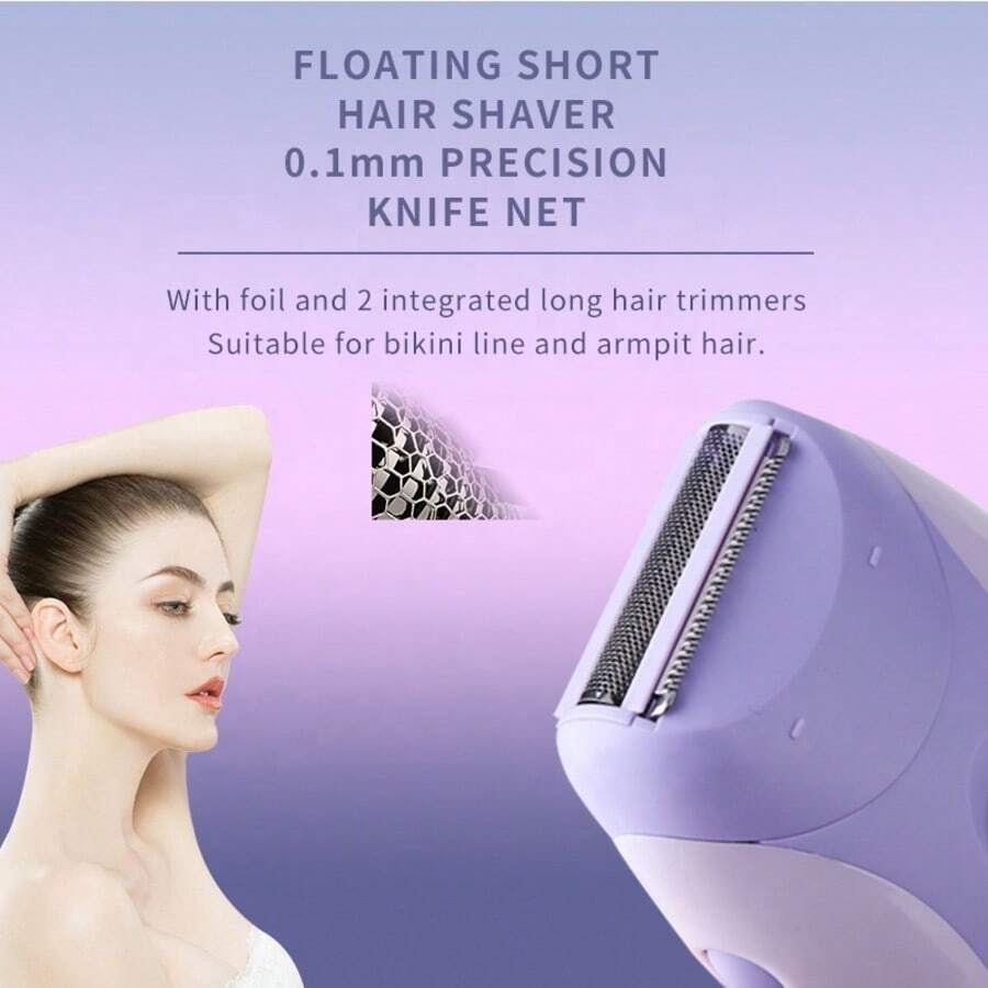 Kemei Face Body Hair Removal Lady Bikini Trimmer Shaving Machine Kemei ...