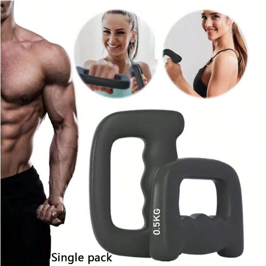 1Pc 0.5KG Boxing Hand Weights Ergonomic D Shaped Gymnastics Hand Weight ...