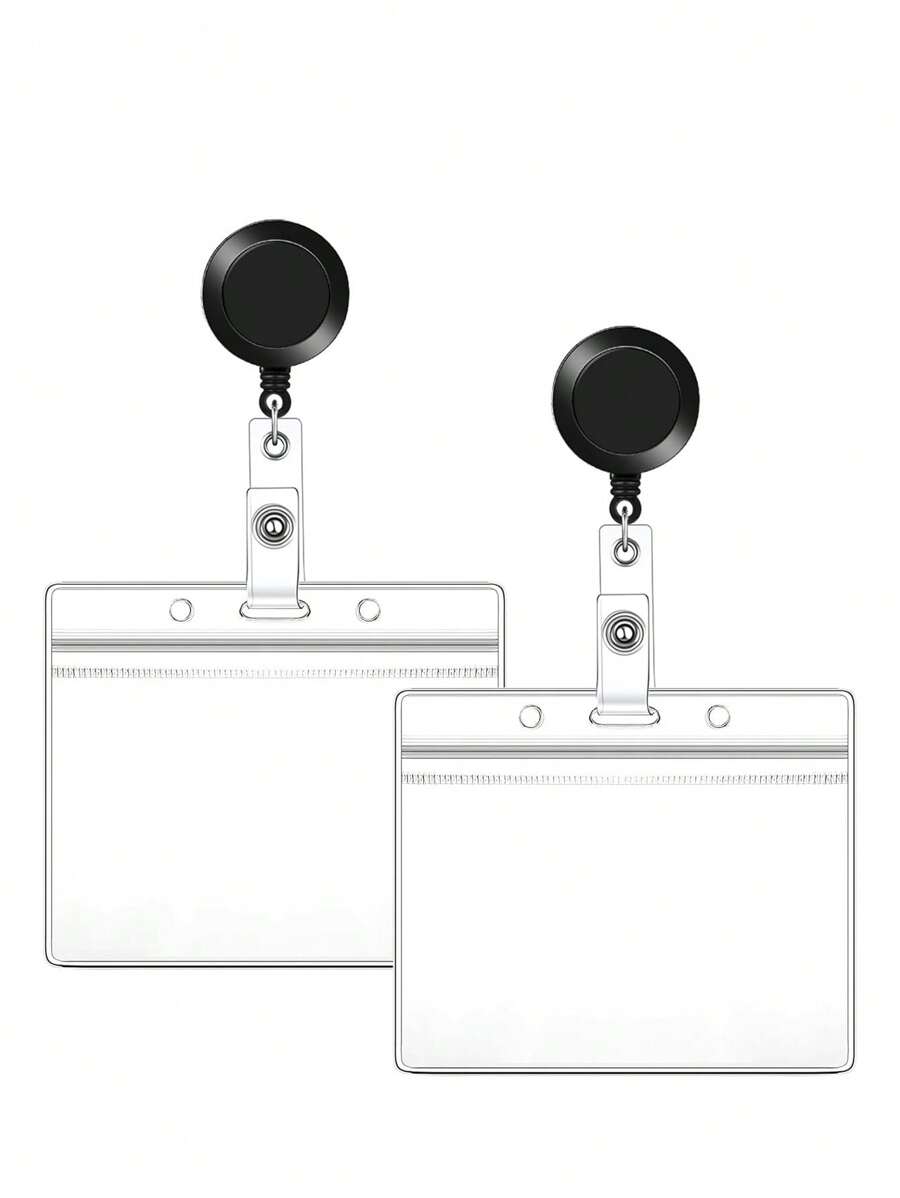 1pc Extendable Lanyard, Extendable Key Ring, Card Holder, Lanyard, ID ...