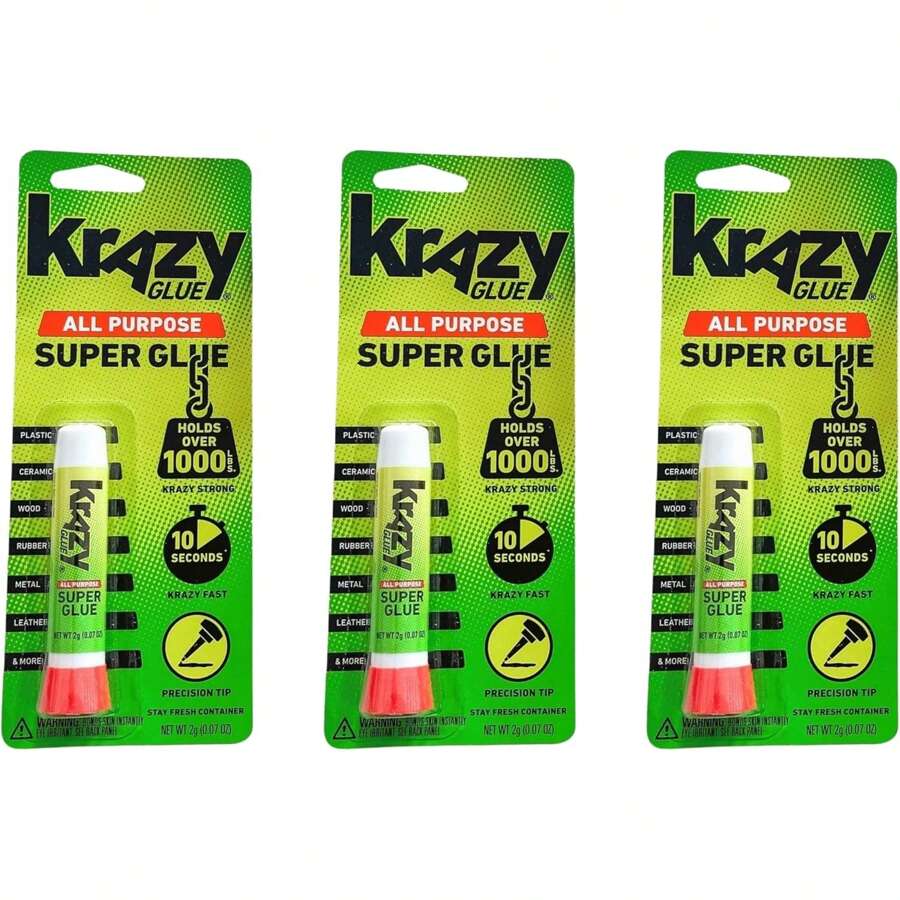 Krazy Glue All Purpose Precision Tip Super Glue 2g Pack Of 3 | SHEIN ...