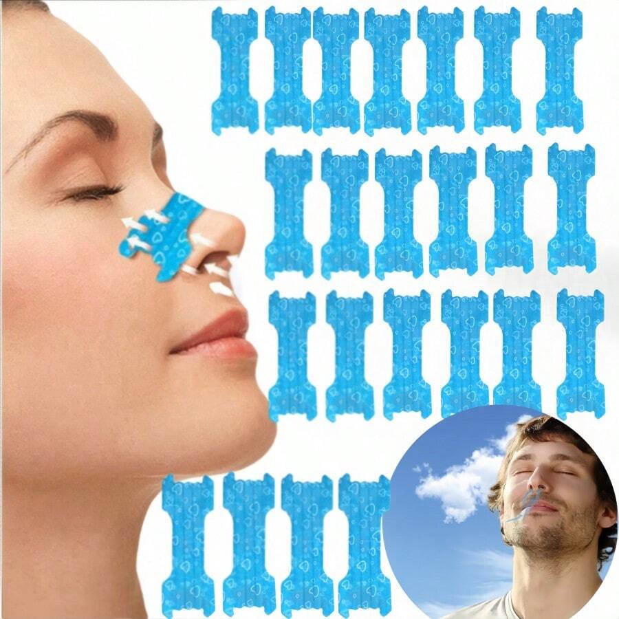 Ademende neusstrips, neusverwijdende middelen om de neusholte te ...