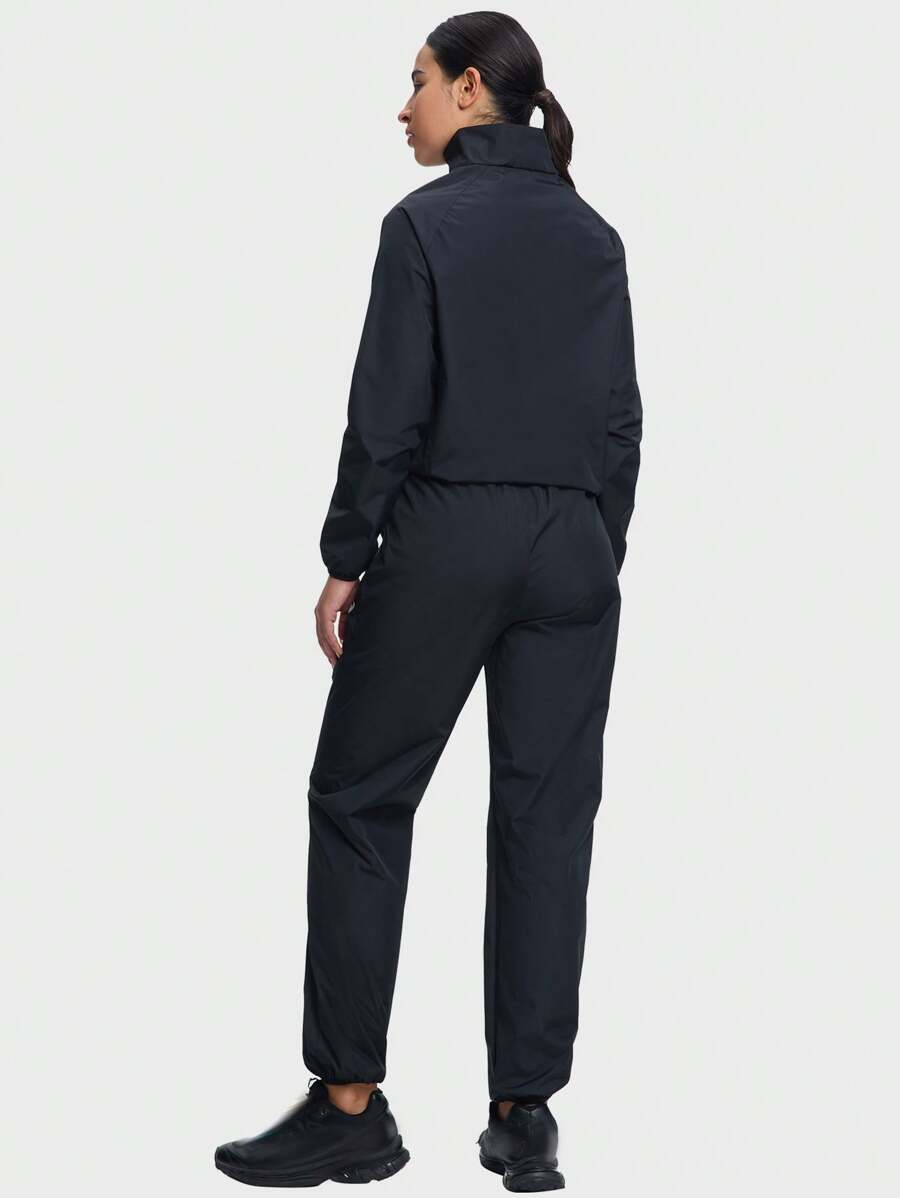 HOTSUIT Women Sauna Suit With Half Zipper Sweat Suit Ideal For Fitness & Training | SHEIN USA