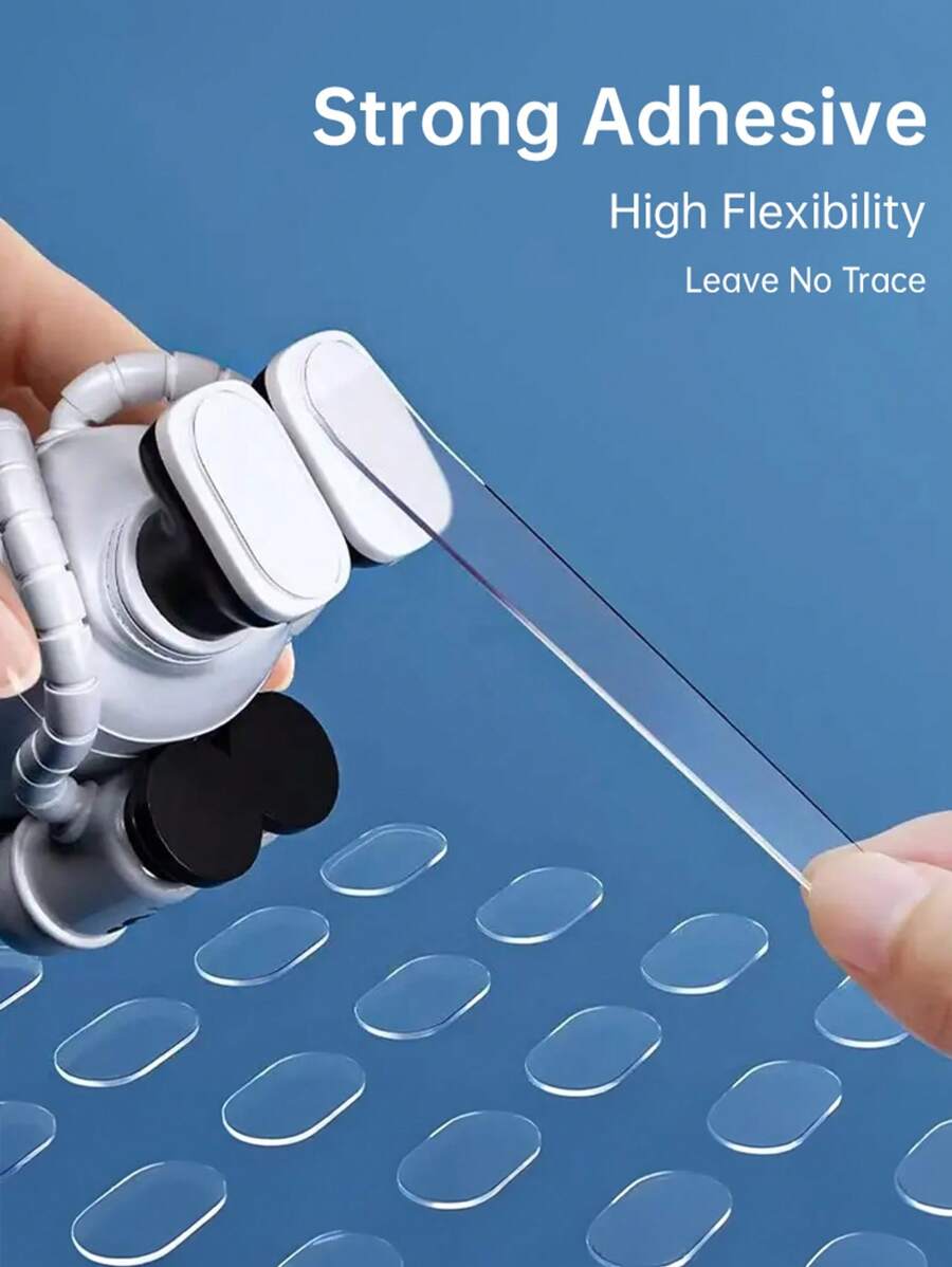 180pcs 3-Layer Transparent Gel Sticky Adhesive Display Pads, Removable ...