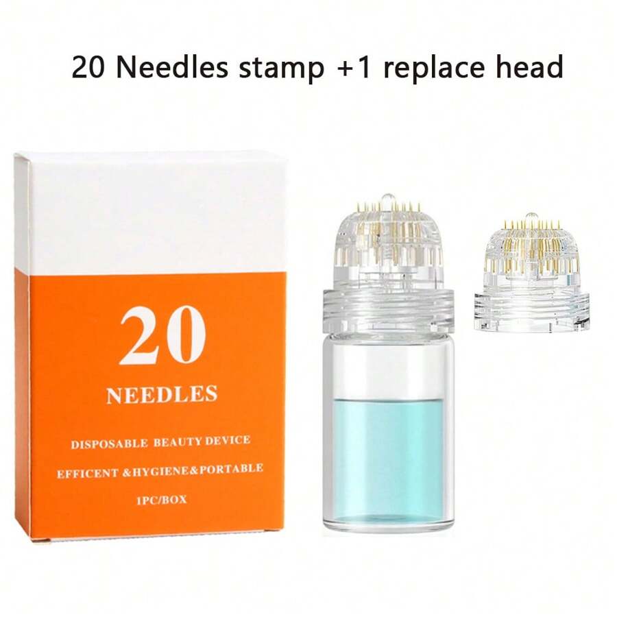 Hydra Roller Needles Titanium Gold Derma Stamp With 20PINS Titanium ...