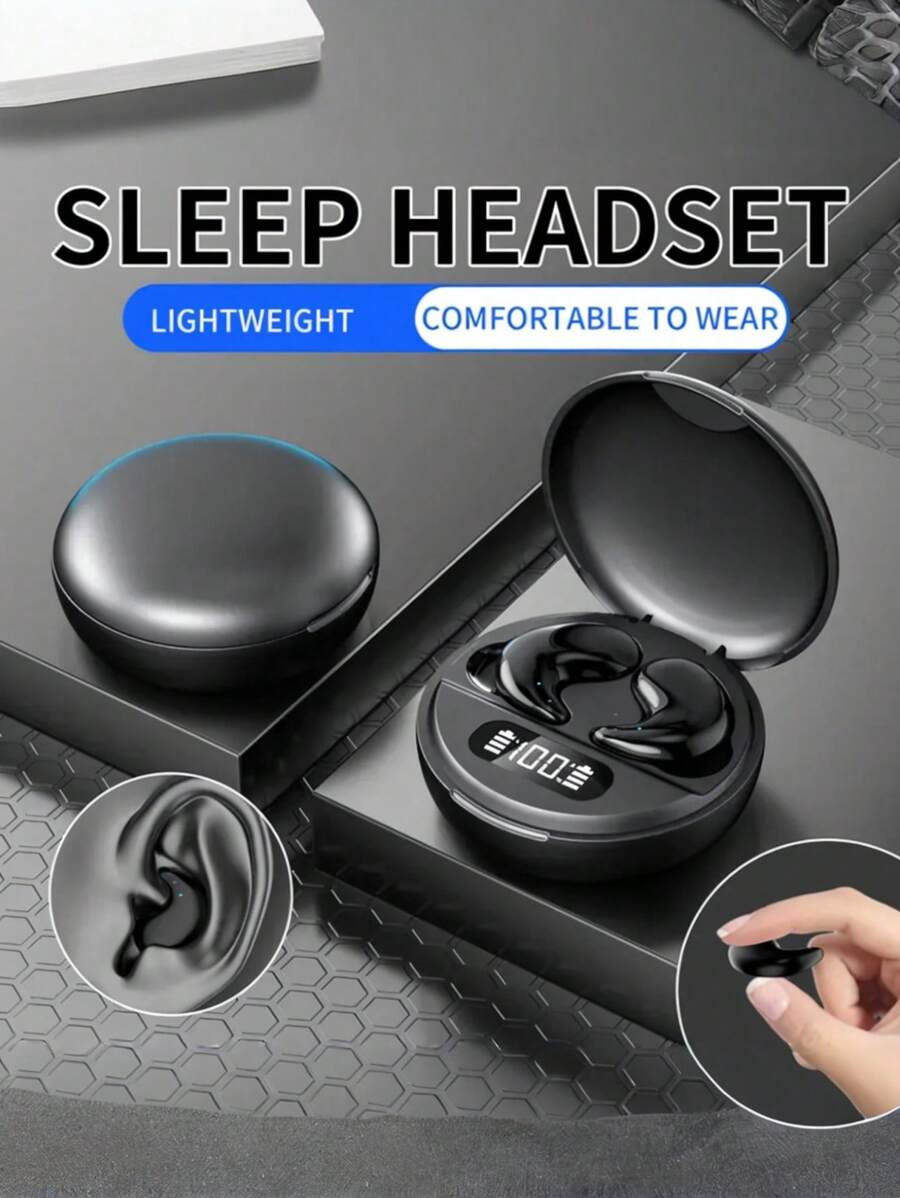 Ultra Thin Sleep Earphones, Invisible Sleep Wireless Earphones ...